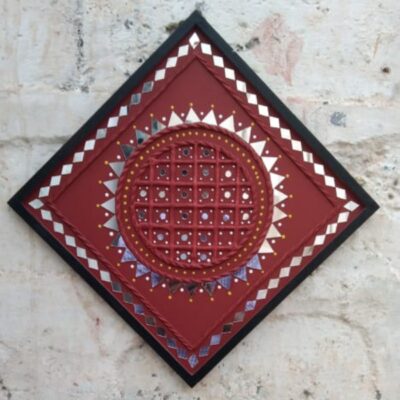 Traditional Lippan Art Elephant – Traditional Mural Craft of Kutch, Gujarat